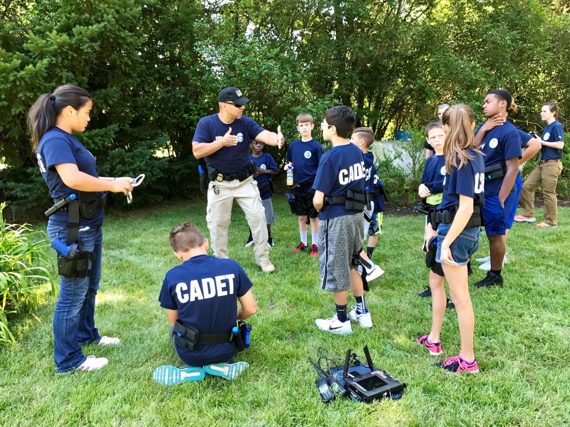 Homeland Security Cadet Camp Gives Kids Chance to be Crime Fighters